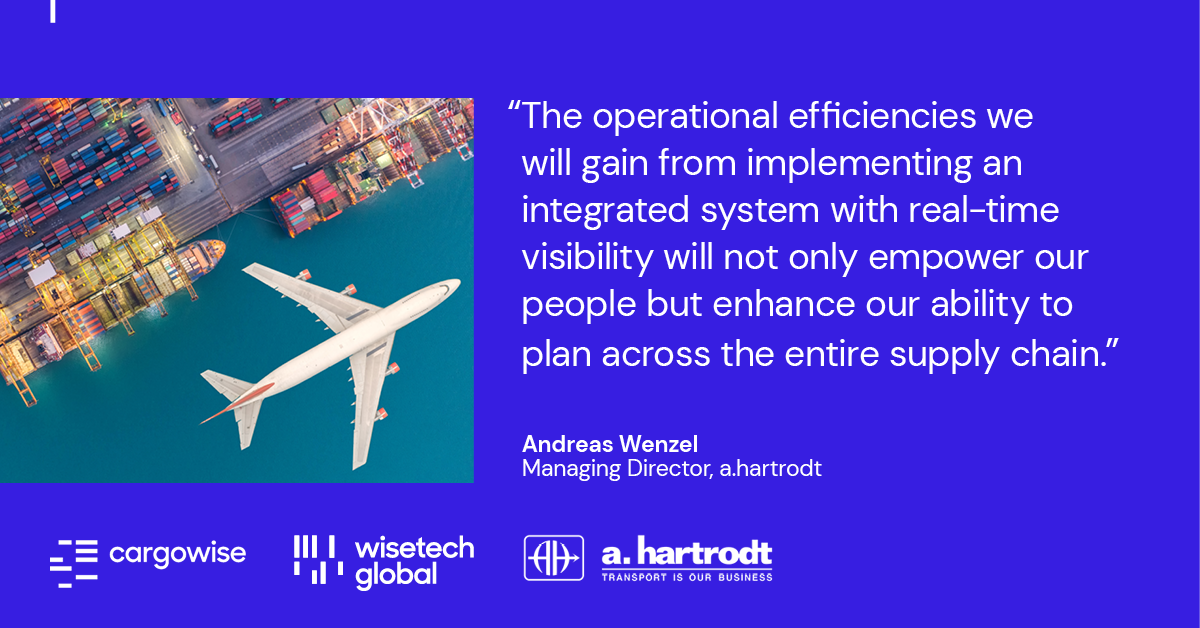 a. hartrodt to roll out CargoWise globally | WiseTech Global